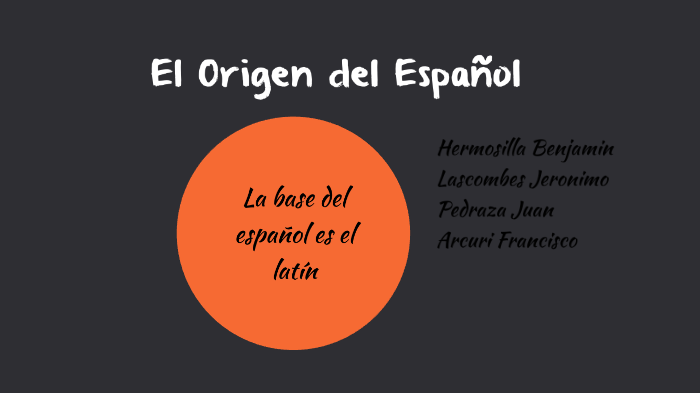 El Origen del Español by Pancho ‌ on Prezi