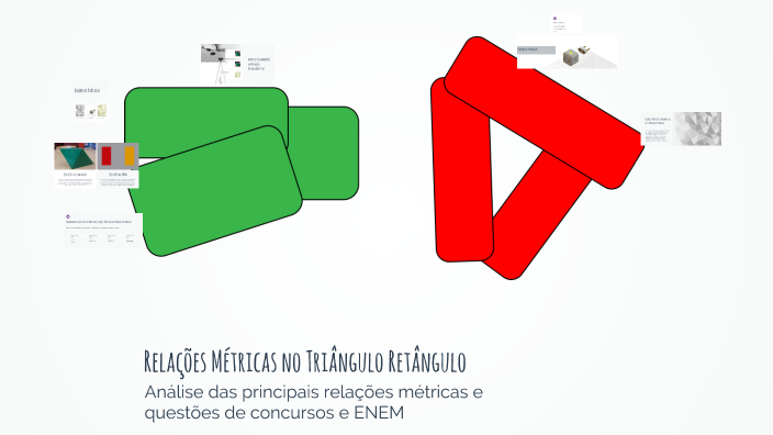Relações Métricas no Triângulo Retângulo by Vitor Matemática on Prezi