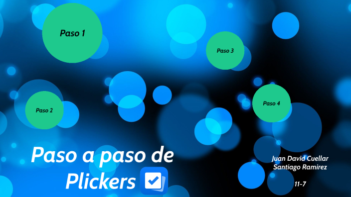 Paso a paso de plickers by Asistencia 11 Proyecto de grado on Prezi