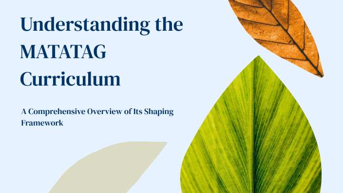 Understanding the MATATAG Curriculum by MARIE ROSE PEROY on Prezi