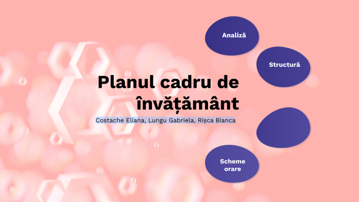 Plan cadru-învățământ by Bianca Risca on Prezi