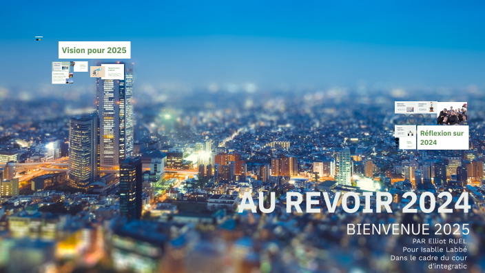 AU REVOIR 2024 by Elliot Ruel on Prezi