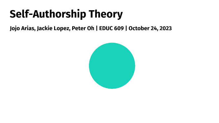 Self-Authorship Theory by Peter Oh on Prezi