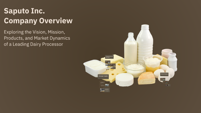 Saputo Inc. Company Overview by vishu k on Prezi