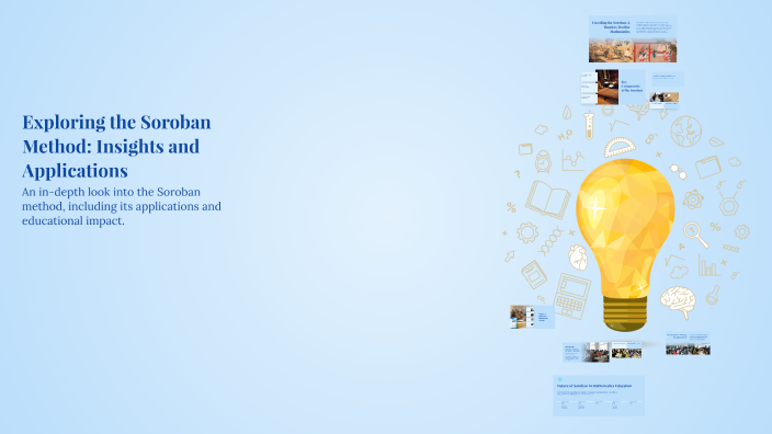 Exploring the Soroban Method: Insights and Applications by Pavelkova ...