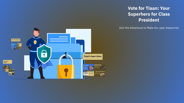 Vote for Tiaan: Your Superhero for Class President by Ronelle Sinclair ...