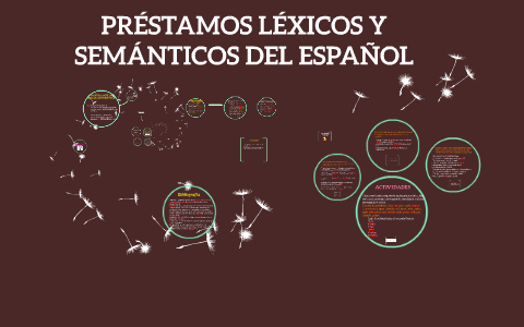 Préstamos léxicos y semánticos del español by Julia Arnal on Prezi