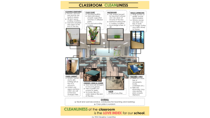 YHSS Classroom Cleanliness Poster 2017 by Dan Ye on Prezi