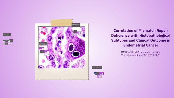Correlation of Mismatch Repair Deficiency with Histopathological ...