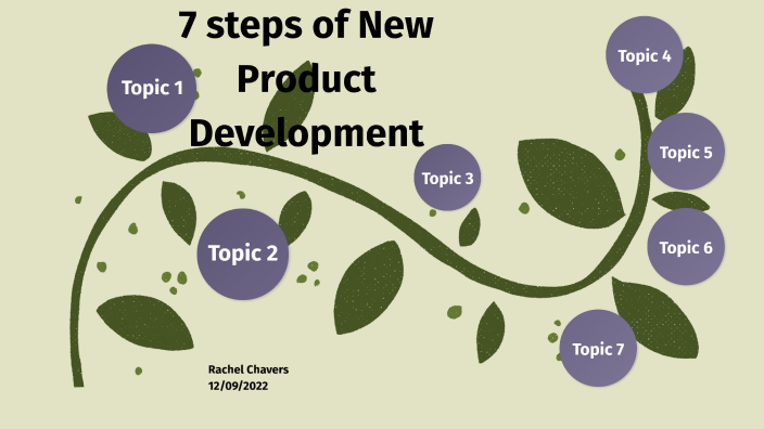 7 steps in New Product Department by Rachel Chavers on Prezi