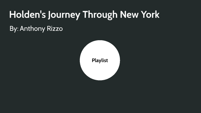 Holden's Journey Through New York by Anthony Rizzo on Prezi
