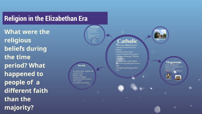 Religion in the Elizabethan Era by Melanie Araujo on Prezi