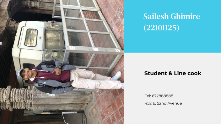 Resume by sailesh ghimire on Prezi