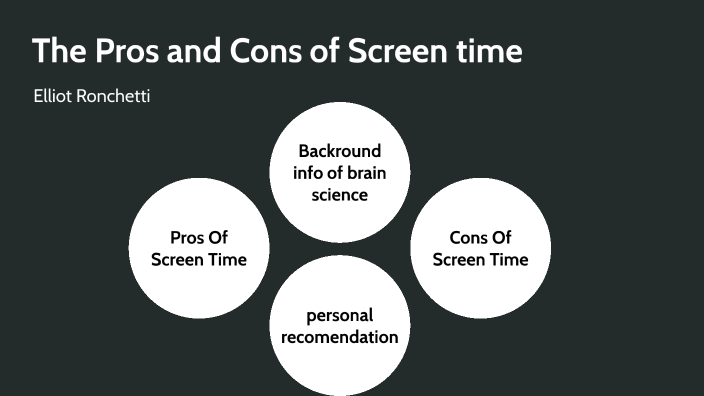 Screen time Presentation by Elliot Ronchetti on Prezi