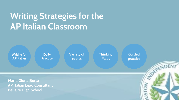 AP Italian Writing Strategies by Maria G Borsa on Prezi
