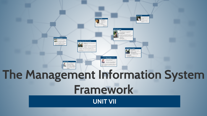 The Management Information System Framework by Michael Alcala