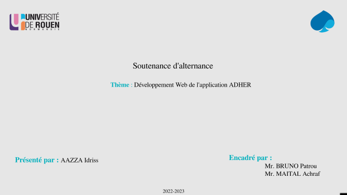 Soutenance d'alternance by idriss aazza on Prezi