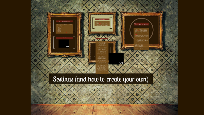 Sestinas (and how to create your own) by Lauren Knieriem on Prezi
