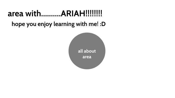 perimeter and area by Ariah Turner on Prezi