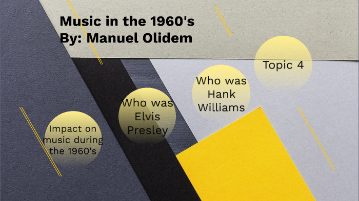 Music in the 1960's by Manuel Olidem on Prezi