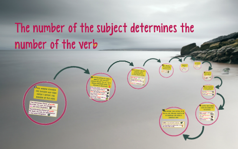 The number of the subject determines the number of the verb by Jannah ...