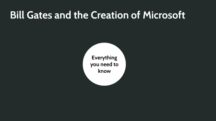 Bill Gates and the Creation of Microsoft by Vance Ballabina on Prezi