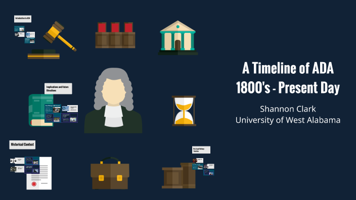 A Timeline of ADA Legal Rulings by Shannon Clark on Prezi