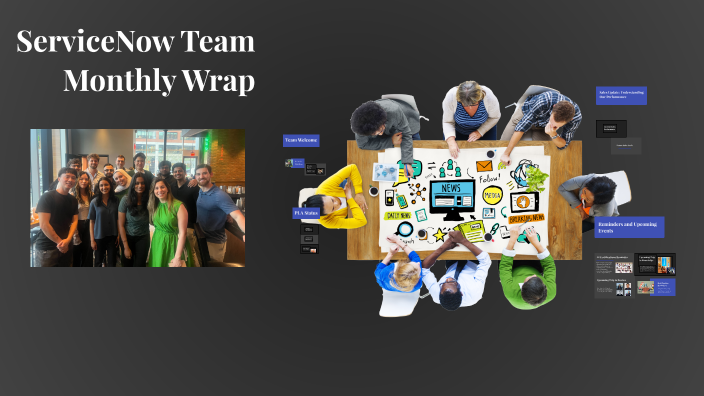 ServiceNow Team Monthly Wrap by Shatha AlMasary on Prezi