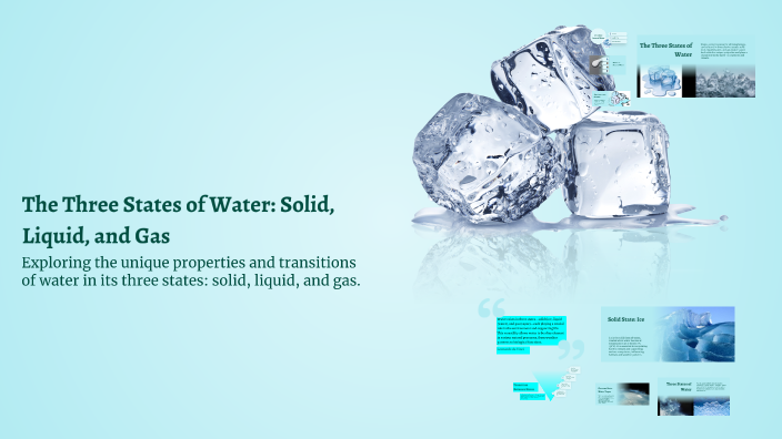 The Three States of Water: Solid, Liquid, and Gas by Widnelia Febo on Prezi