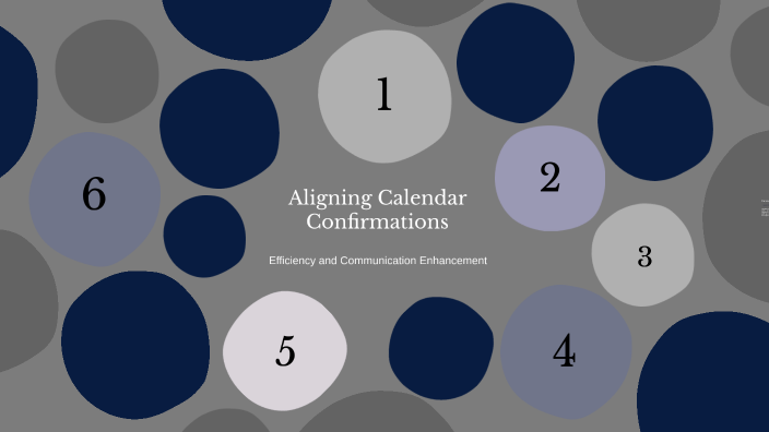 Aligning Calendar Confirmations by Sneha bhura on Prezi