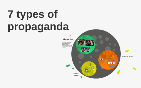 7 types of propaganda by Chelsea Warren on Prezi