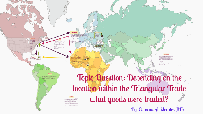 Triangular Trade(s), Middle Passage and its destinations by chris ...