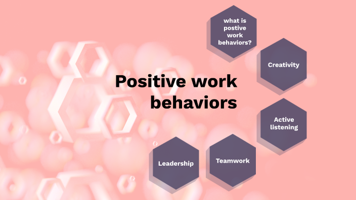Positive work behaviors by Natalia Osborne on Prezi