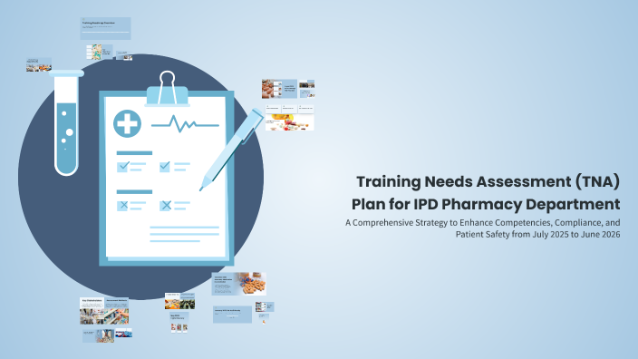 Training Needs Assessment (TNA) Plan for IPD Pharmacy Department by Dr ...