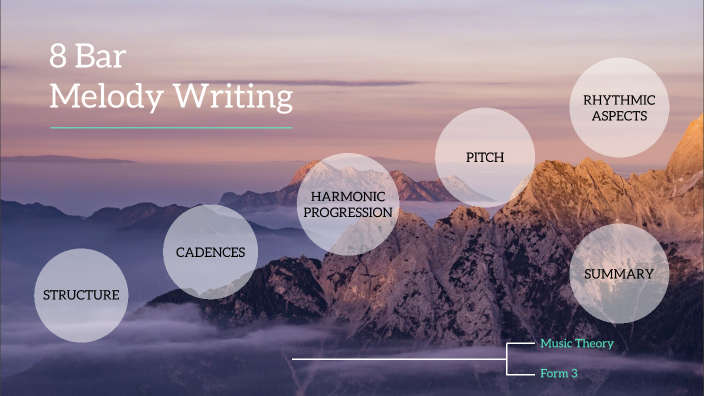 8 Bar Melody Writing by Hannah Retief on Prezi