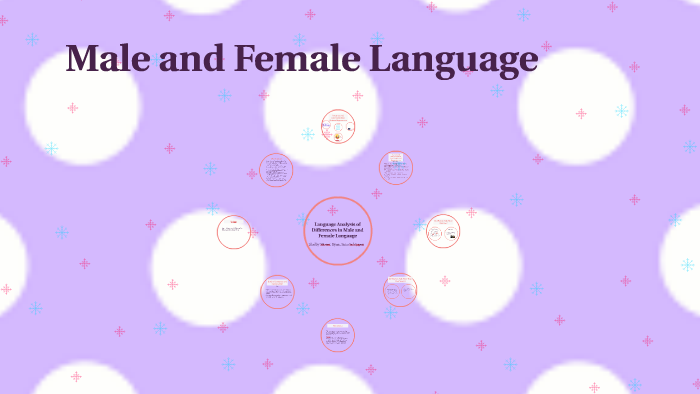 Analysis of Male and Female Language Differences by Samantha Schipper