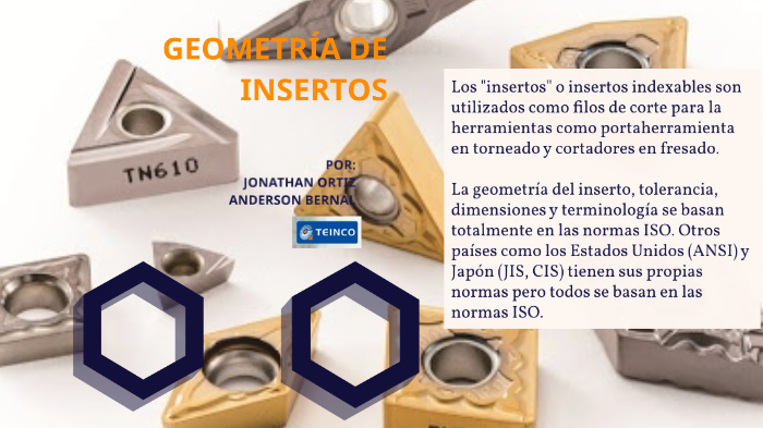 GEOMETRÍA DE INSERTOS by Jonathan Ortiz on Prezi