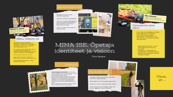 Mina ise. Õpetaja identiteet ja visioon. by Tiina Rebane on Prezi