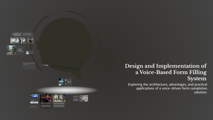 Design and Implementation of a Voice-Based Form Filling System by ...