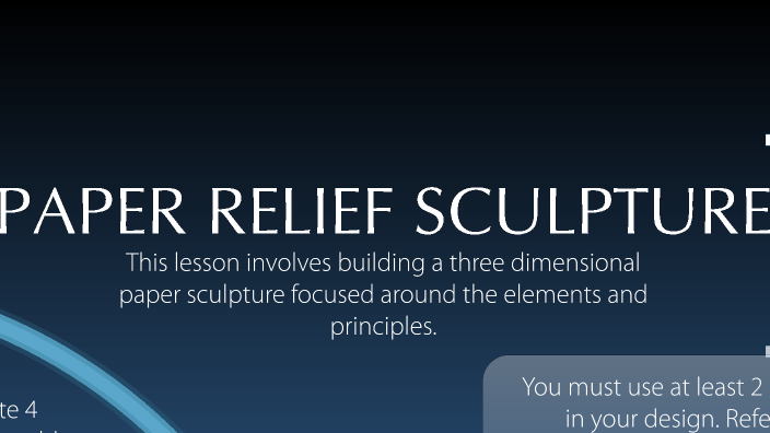 intro to 3D design/ Paper sculpture by Jennifer DeGregorio on Prezi