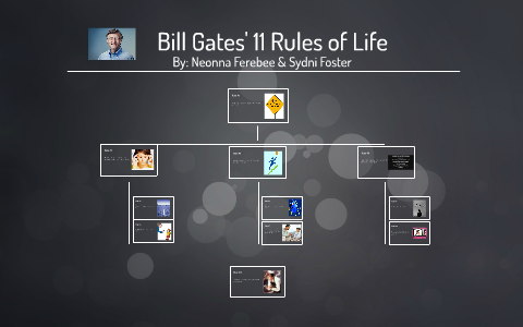 Bill Gates 11 Rules of Life by Sydni Foster on Prezi