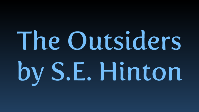 The Outsiders Pre-Reading Prezi by Sarah Wildman on Prezi