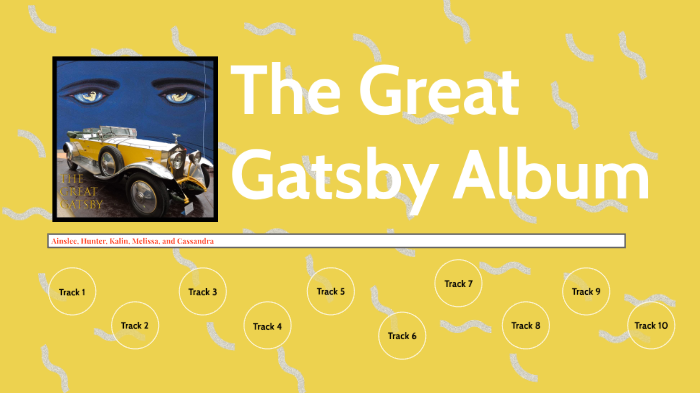 The Great Gatsby Playlist by Ainslee Nichols on Prezi