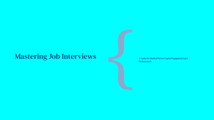 Mastering the Job Interview by James Hamann on Prezi