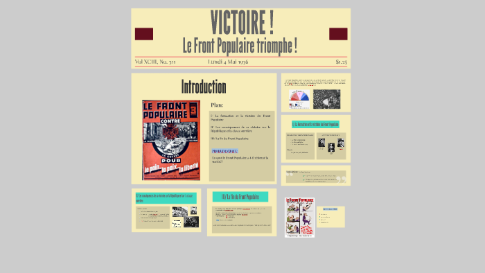 LE FRONT POPULAIRE by Vendredi Samedi on Prezi
