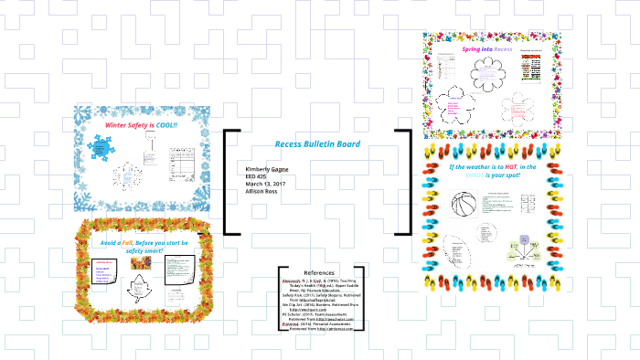 Recess Bulletin Board by Kimberly Gagne