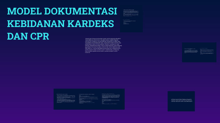 dokumentasi kardeks dan cpr by enzelika tumangger on Prezi