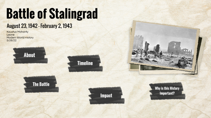 Battle of Stalingrad by Kaustuv mohanty on Prezi
