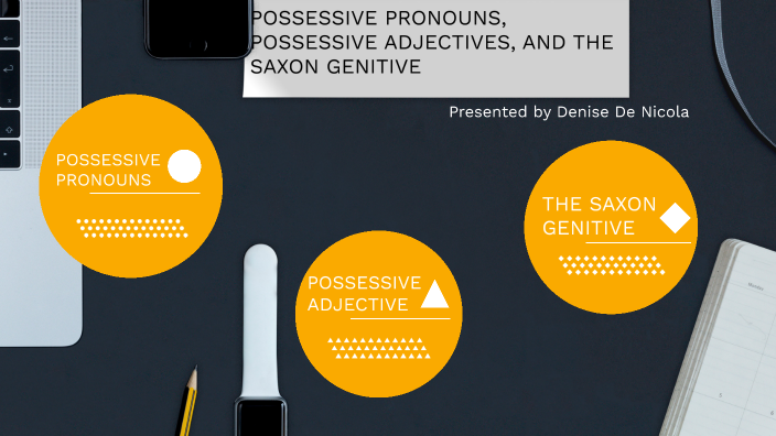 POSSESSIVE PRONOUNS AND POSSESSIVE ADJECTIVES, AND THE SAXON GENITIVE ...
