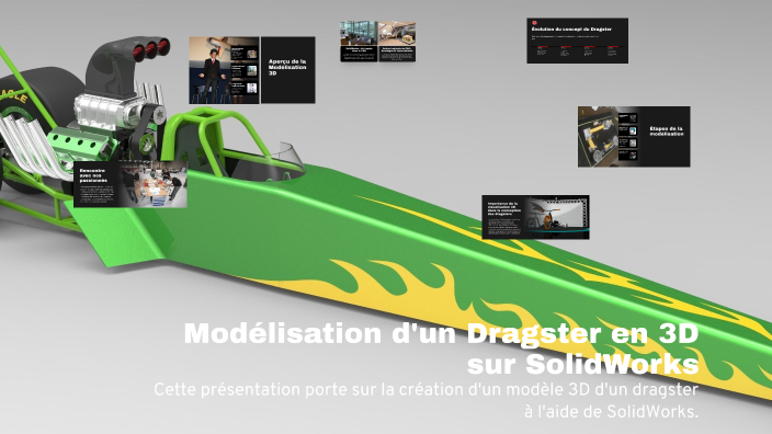 Modélisation d'un Dragster en 3D sur SolidWorks by arabe dequalité on Prezi